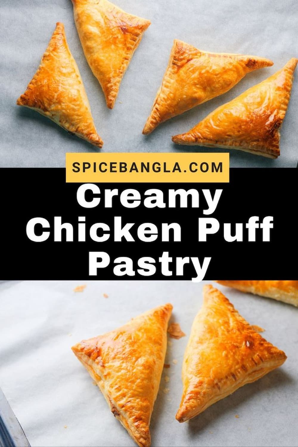 Creamy Chicken Puff Pastry Recipe (Chicken Patties)