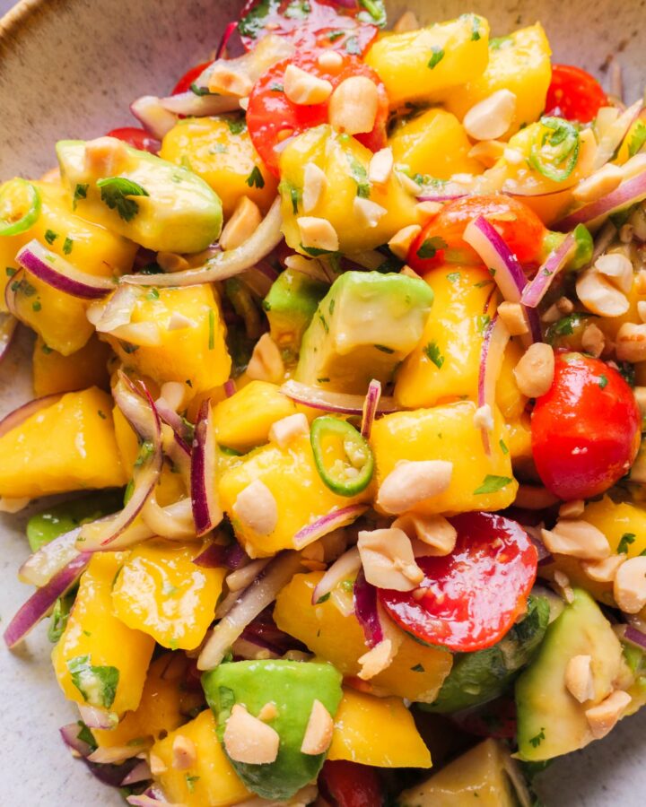 Mango Salad Recipe | Mango Avocado Salad