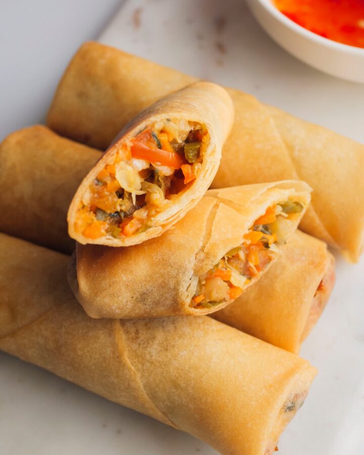 Spring Roll Recipe (Crispy Vegetable Spring Roll)