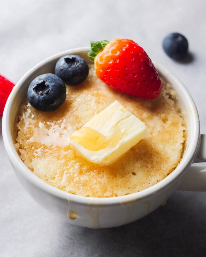 1 Minute Mug Pancake in Microwave | Pancake in a Mug Recipe