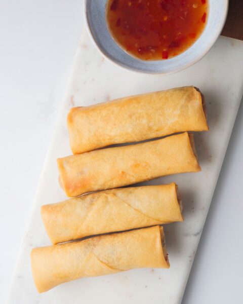 Chicken Spring Rolls Recipe | Easy Spring Rolls Recipe