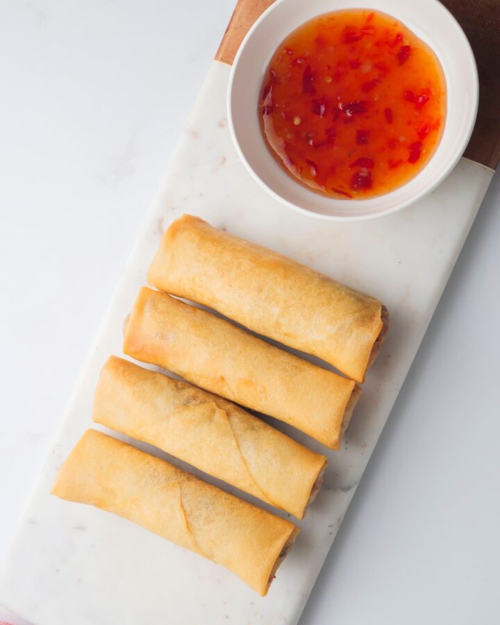 Chicken Spring Rolls Recipe | Easy Spring Rolls Recipe
